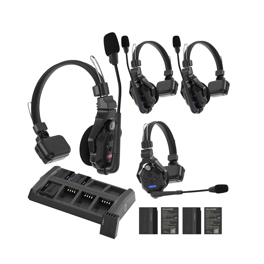 Hollyland Solidcom C1 4S Full-Duplex Digital Wireless Intercom Headset ...
