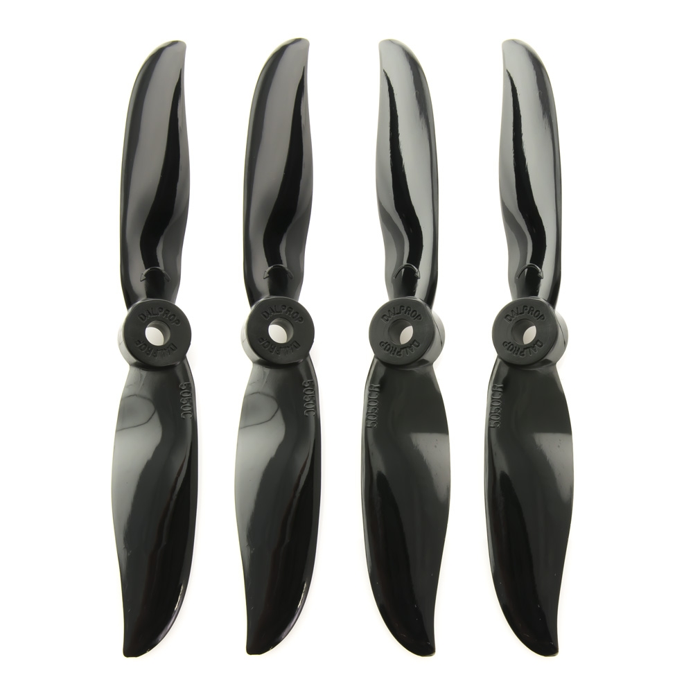 DAL 5x5 - 2 Blade, Black Cyclone Propeller - 5050C (Set of 4)
