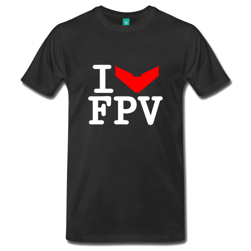 CSFPV "I Love FPV" T-Shirt