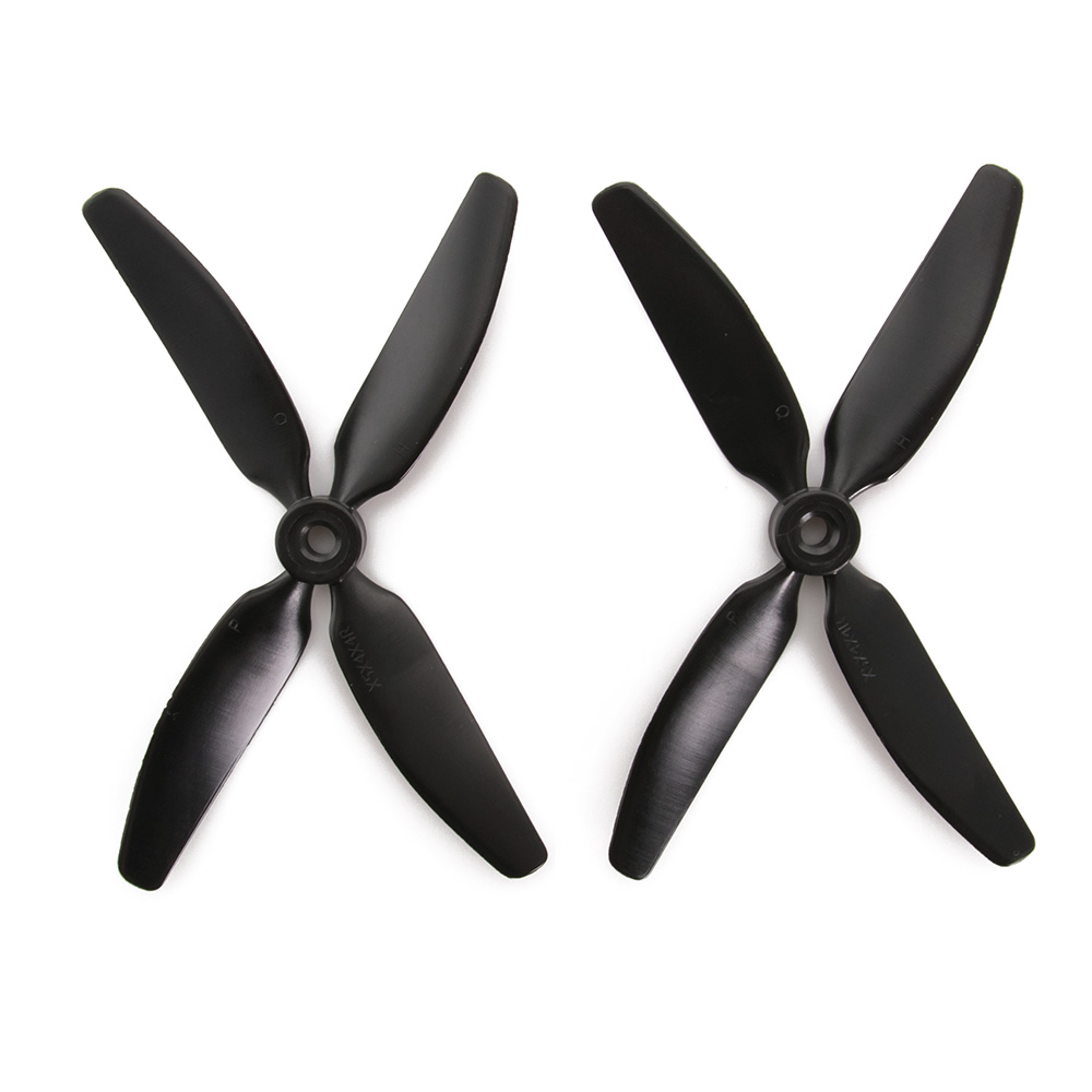 Dragonfly 5x4 CW Propellers - 4 Blade (Set of 2 - Black)