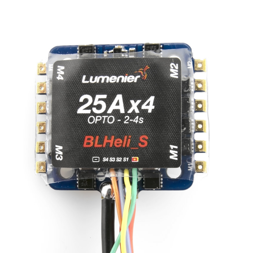Lumenier Mini BLHeli_S 25A 4-in-1 OPTO ESC DSHOT
