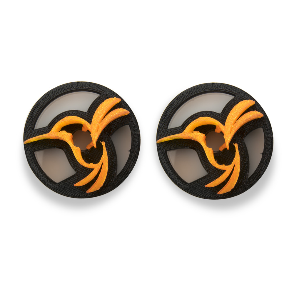 Lumenier Custom Themed Gimbal/stick Protectors Set - Black