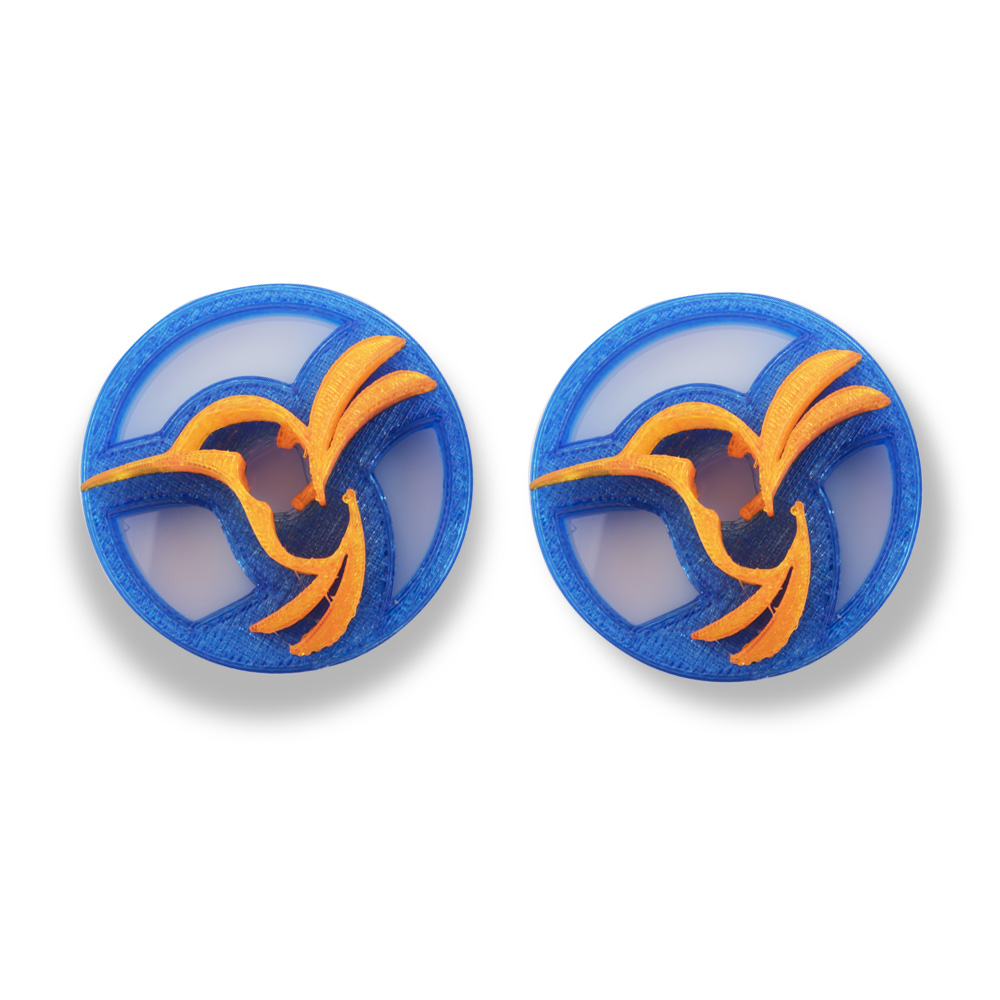 Lumenier Custom Themed Gimbal/stick Protectors Set - Blue