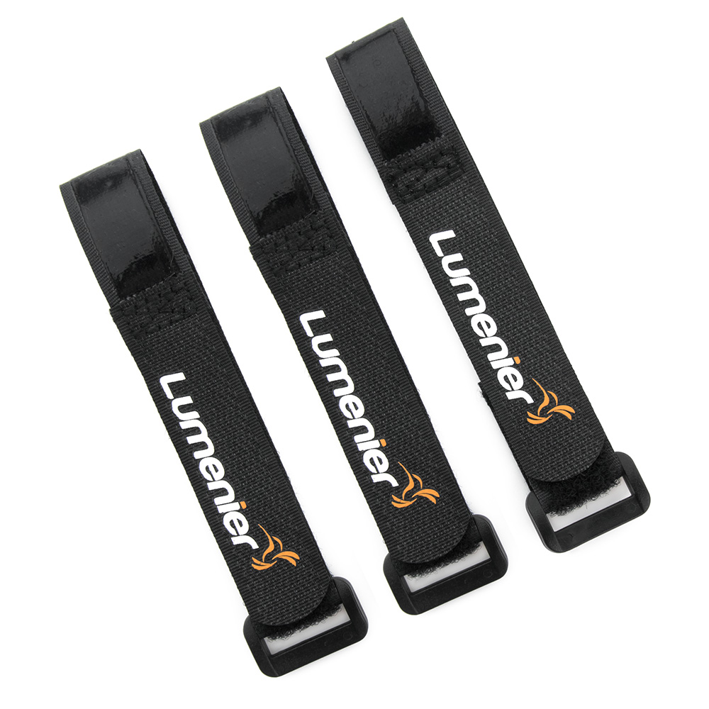 Lumenier Medium Lipo Strap - Rubber Grip (3pcs)