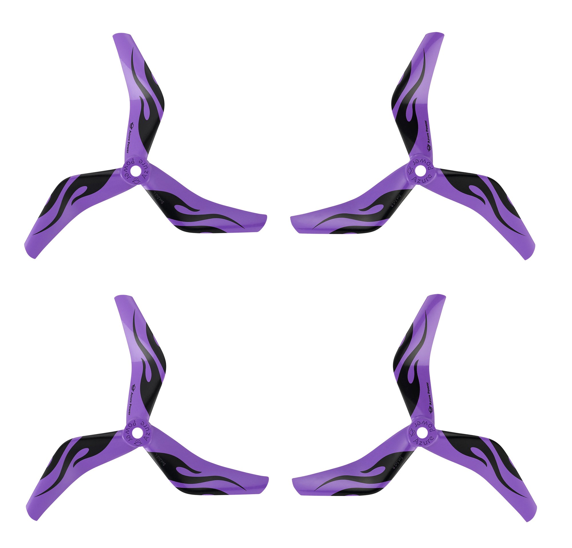 Azure Power 5045 V2 HGP Enhanced Glass Fiber - 3 Blades (Set of 4 ...