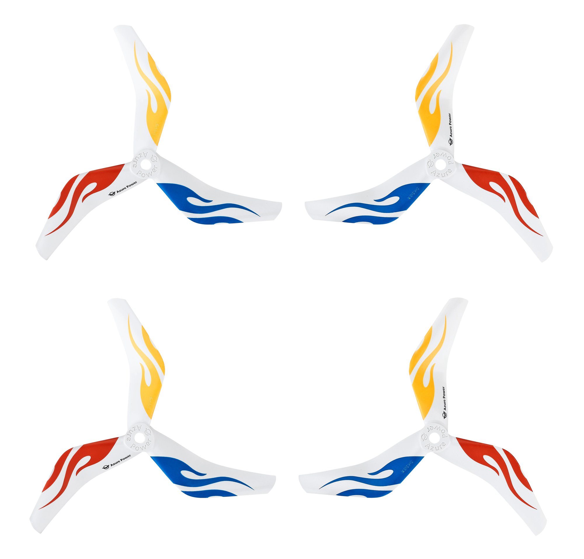 Azure Power 5045 V2 HGP Enhanced Glass Fiber - 3 Blades (Set of 4 ...