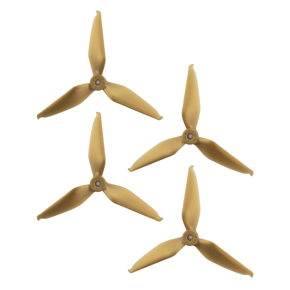 RaceKraft 5046 Tri-Blade (Set of 4 - Clear Gold)