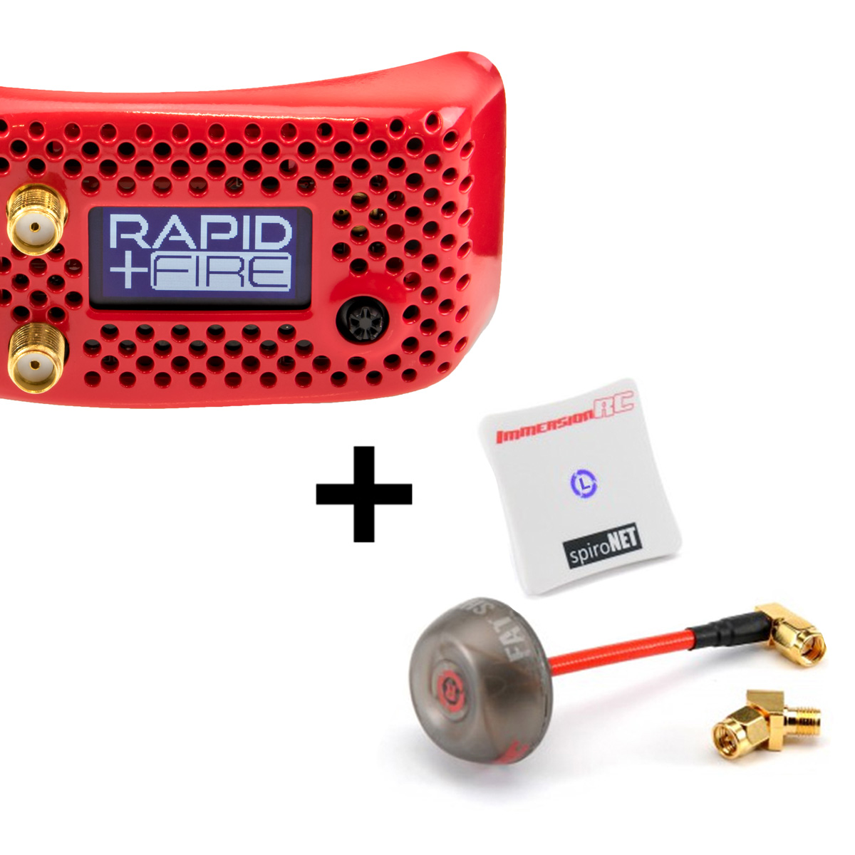 ImmersionRC rapidFIRE w/ Analog PLUS Goggle Receiver Module + LHCP ...