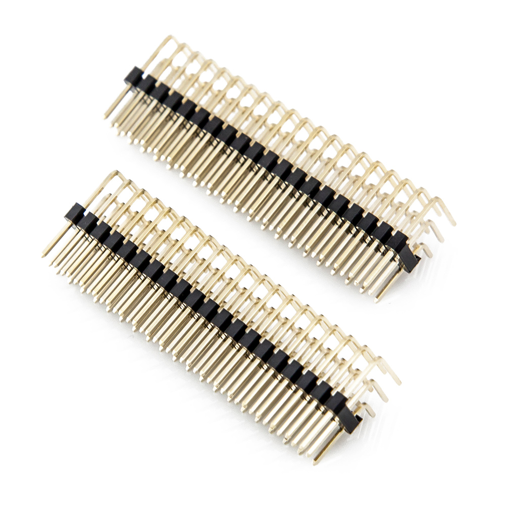 Right Angle Pin Header 3 Row, 20 Pin, 2.54mm Pitch (2pcs)