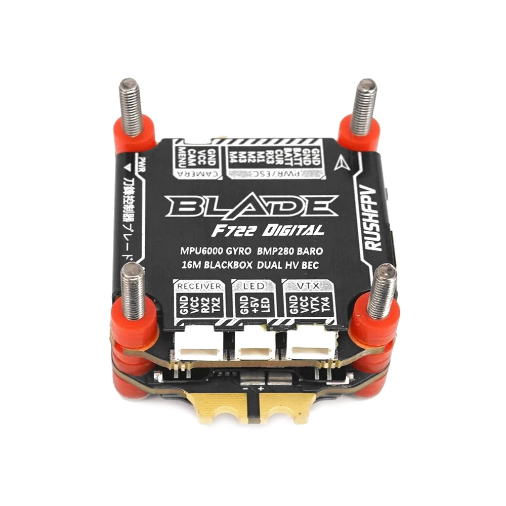 RushFPV RUSH BLADE Stack - F722 DJI FC + 60A 3-6S BLHeli_32 4-in-1 96K ...