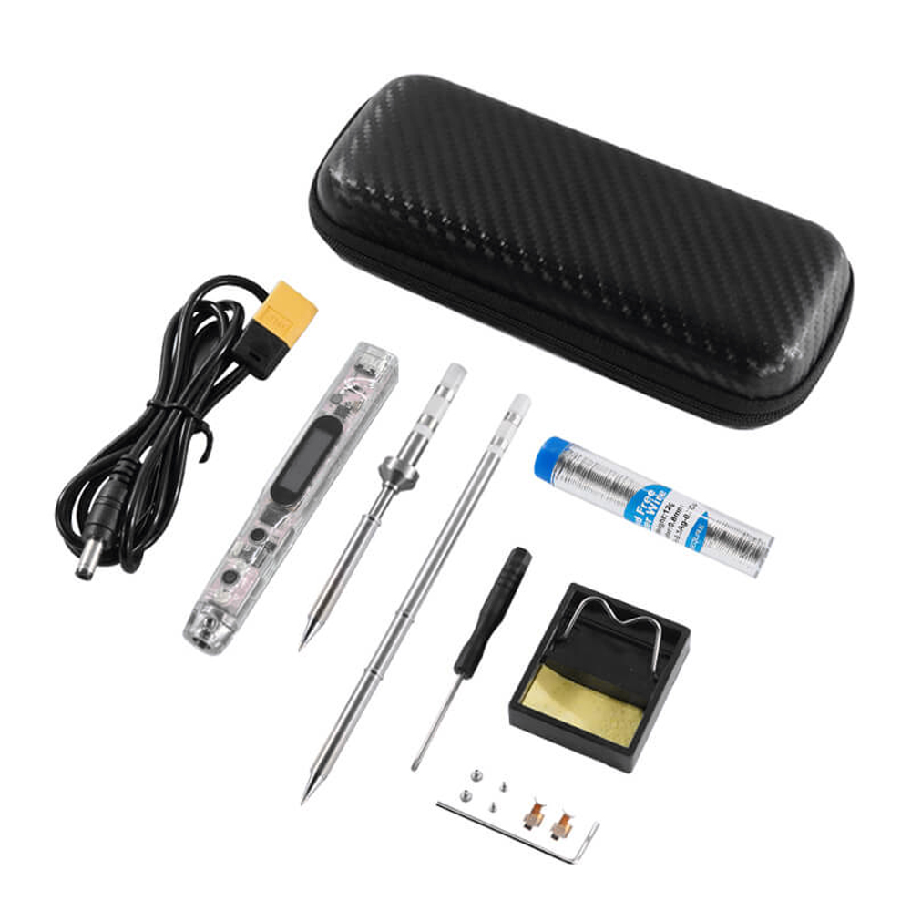 SEQURE SI012 Intelligent OLED Electric Mini Soldering Iron w/ T12 & TS Tips