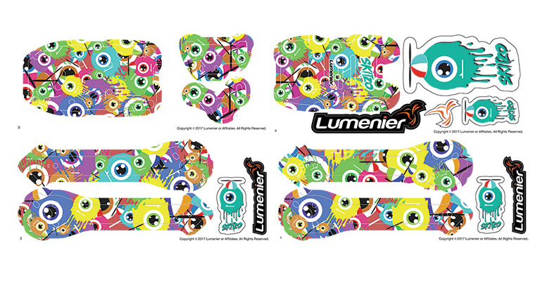 QAV-SKITZO Dark Matter Sticker Set - Sticker Bomb