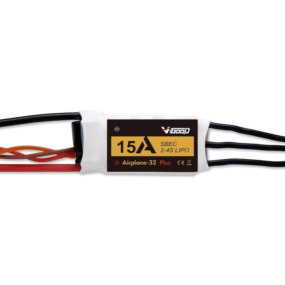 V-Good RC 32-Bit 2-4S Brushless ESC for RC Airplane - 15A