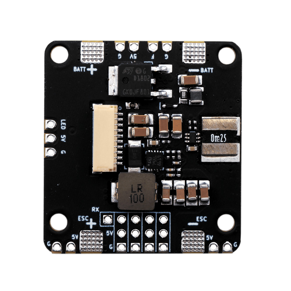 BrainFPV RADIX Wing Power Board (8s, Current Sensing, Stackable with ...